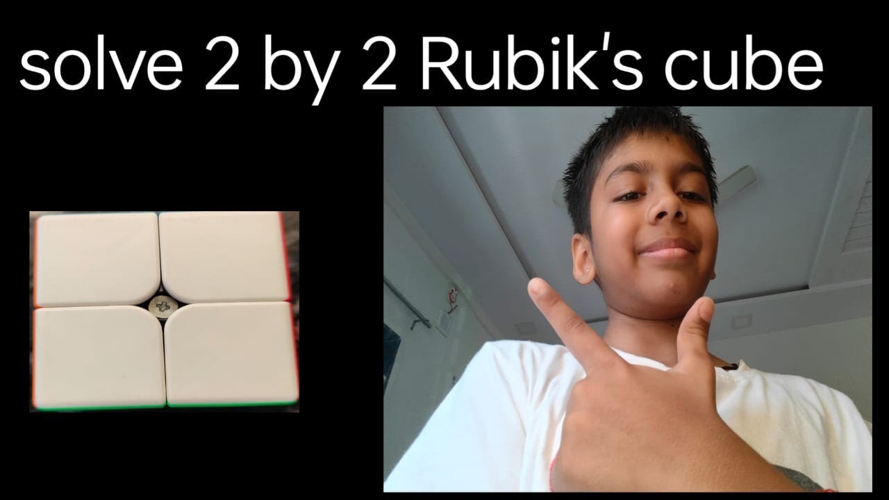 how to solve 2 by 2 Rubik's Cube - YouTube