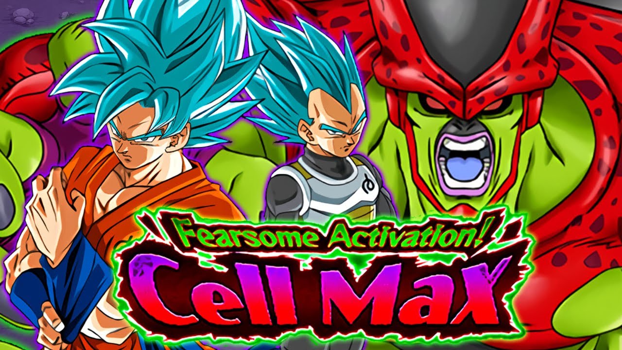 ROF BLUE GOKU AND VEGETA VS CELL MAX BOSS EVENT! (Dokkan Battle) - YouTube