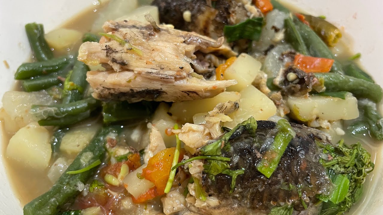 Naga-style Dried River Fish Stew with vegetables (Dried fish from ...