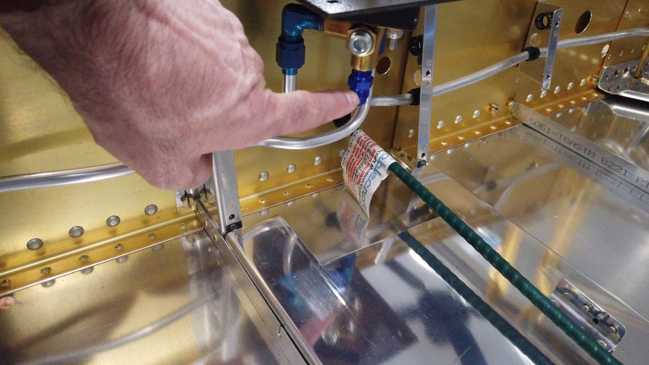Vans RV 7 HINT Video Aluminum Fuel Line Install Final 2 - YouTube