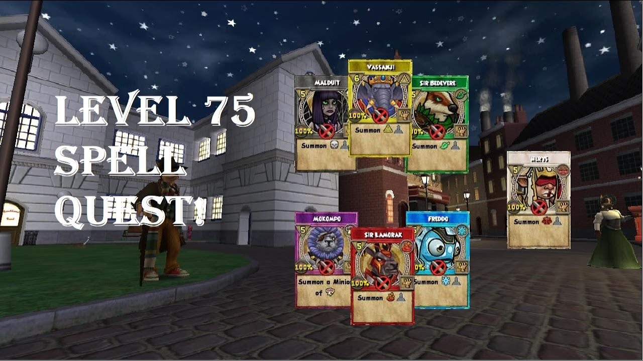 Level 75 Spell Quest! | Wizard101 - YouTube