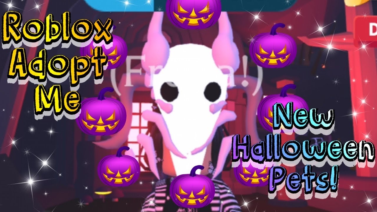 ROBLOX Adopt Me New Halloween Shop & Pets ~ Buying New Pet Ghost Dragon ...