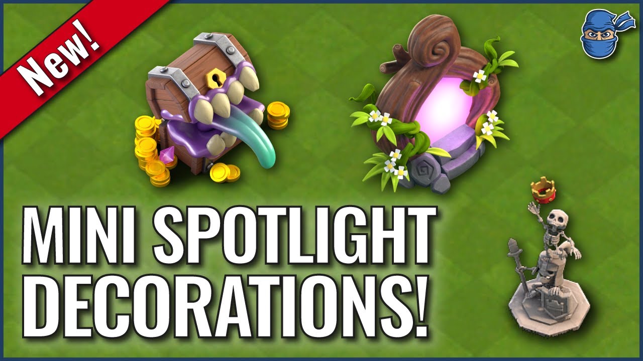 Mini Spotlight Event Decorations - September 2024 | Clash of Clans ...