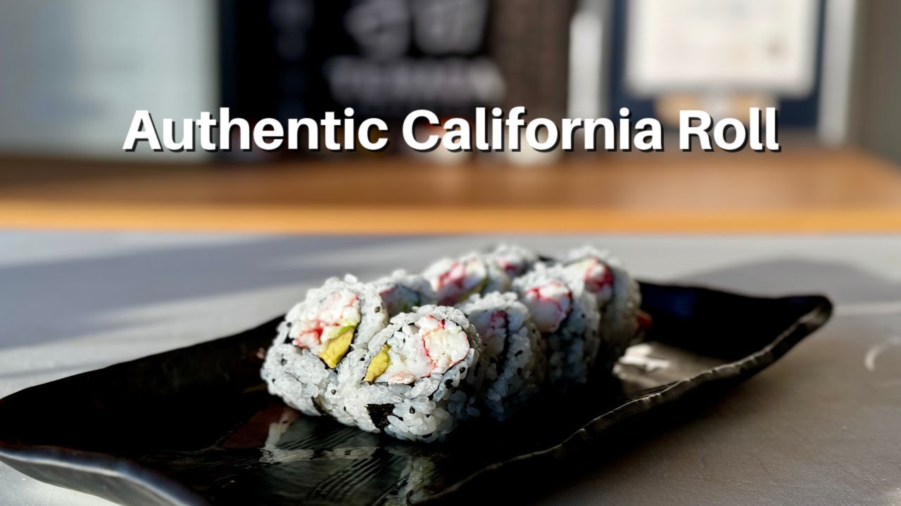 How To Make An Authentic $80 California Roll - YouTube
