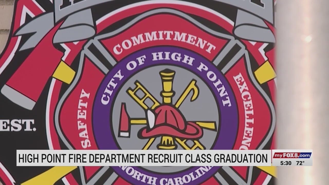 High Point Fire Department welcomes 16 new firefighters - YouTube