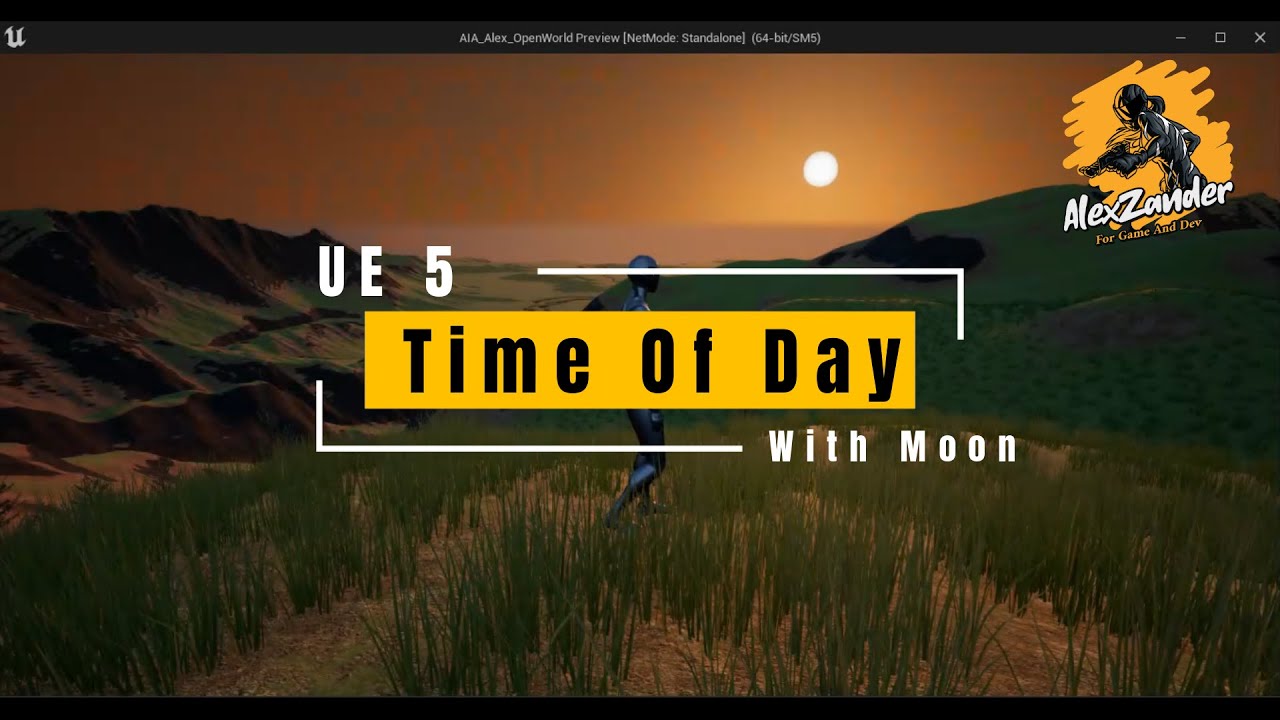 Unreal Engine 5 | Time Of Day With Moon | Time Based Dynamic Light ...