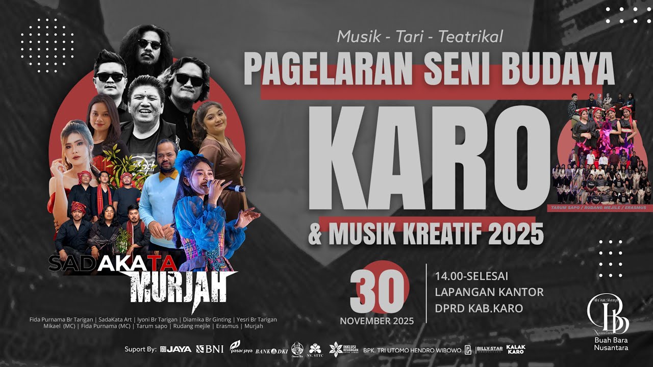 PAGELARAN SENI BUDAYA KARO & MUSIK KREATIF - YouTube