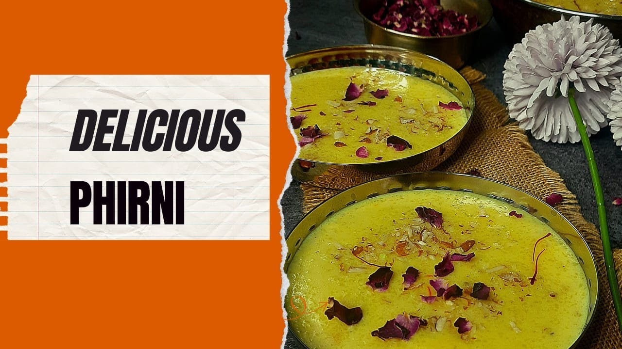 Creamy Rice Pudding I Traditional Phirni Recipe - YouTube