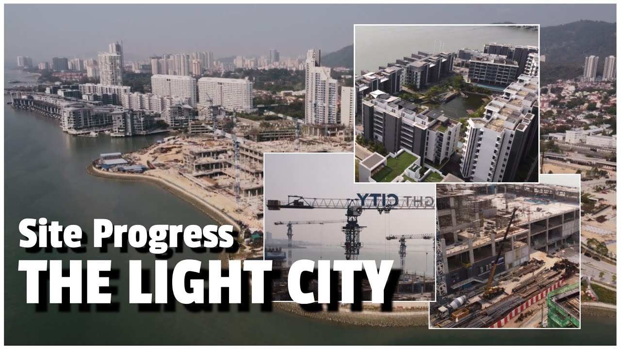 [4K] The Light City The Light Waterfront Penang Waterfront Convention ...