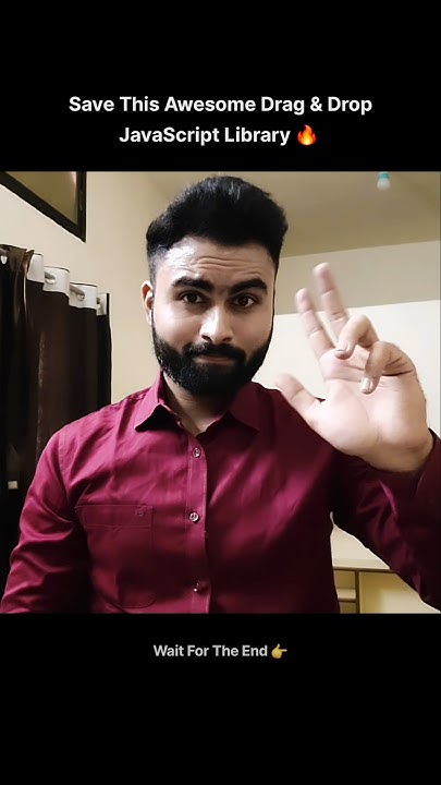 Mind-Blowing JavaScript Drag & Drop Library 🤯 #javascript #css #html #reactjs - YouTube