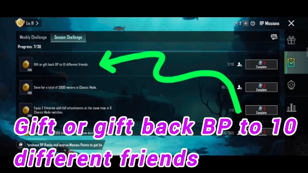 GIFT OR GIFT BACK BP TO 10 DIFFERENT FRIENDS | how to gift bp in bgmi ...