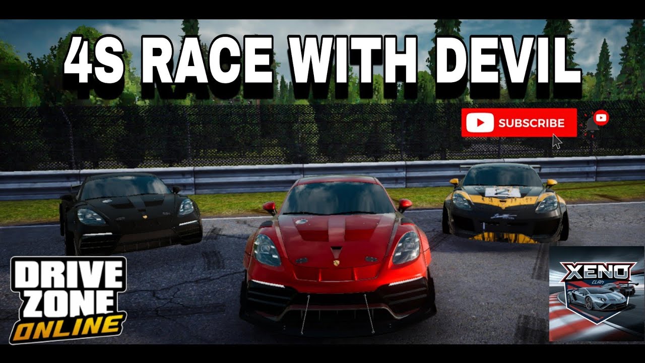 |4S RACE WITH @Devils2999 | WHO WILL WIN??| EPIC RACE IN DRIVE ZONE ...