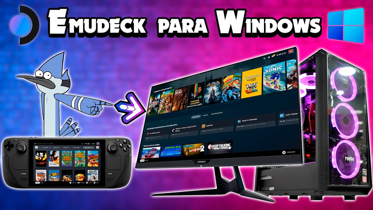 Emudeck en Windows: GUIA DEFINITIVA, INSTALACION DE JUEGOS Y ...