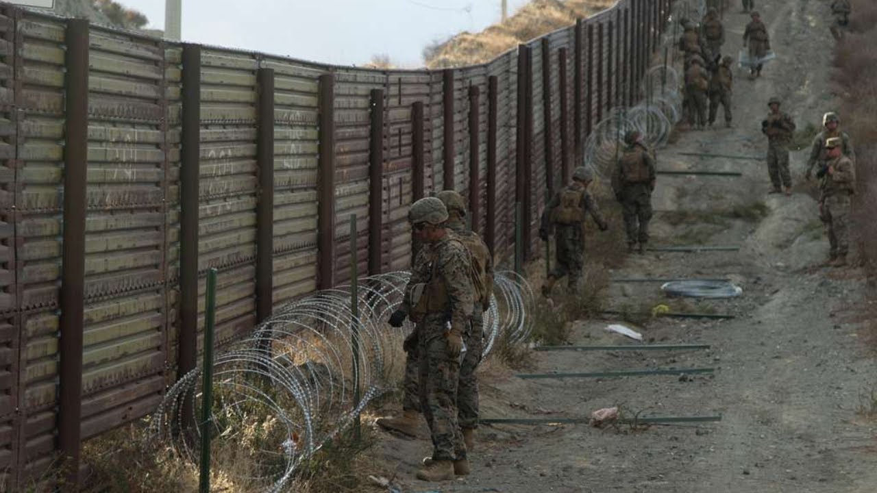 Marines use Skills to Secure Southern Border 2025 - YouTube