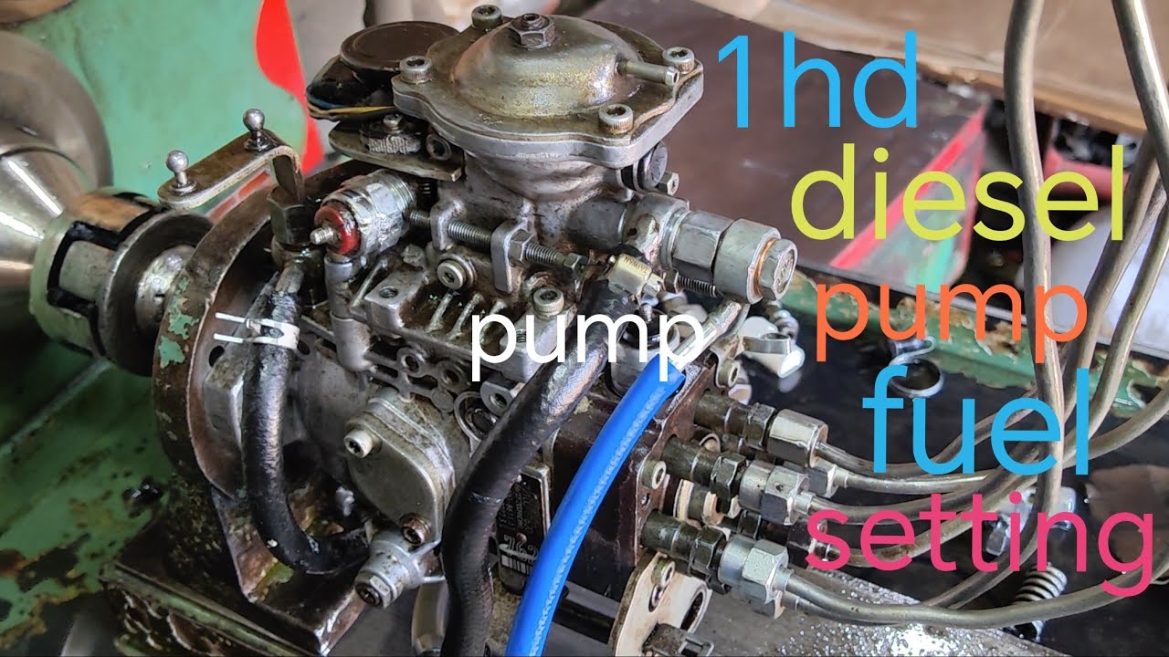 Toyota 1hd 4.2 engine diesel pump fuel and pressure setting - Toyota ...