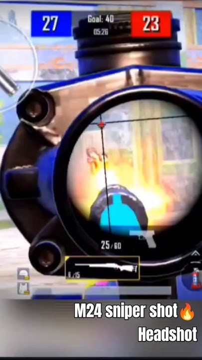 new game play m24 Sniper headshot TDM match 1 V1🔥#ytshort #pubgmobile #shor #m24 #viral # ...