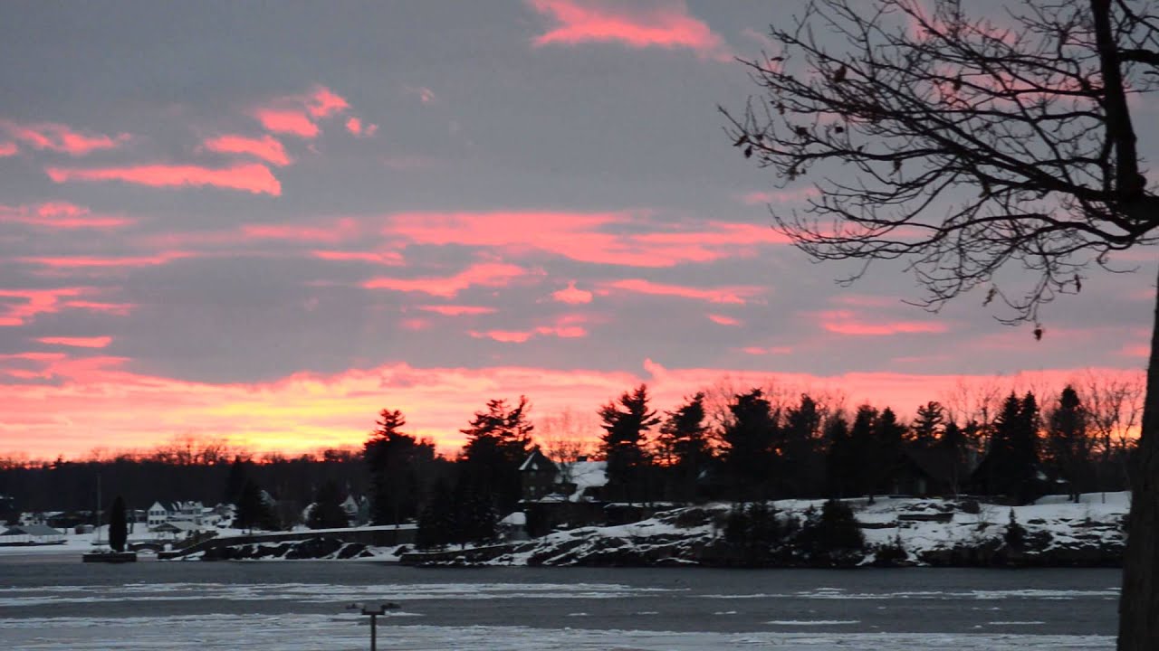 Sunset on The St. Lawrence - YouTube