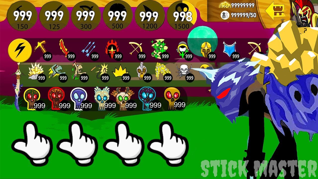 MAX UPGRADE ICE GIANT BOSS SUMMON 9999 UNITS SKIN FIGURES SO POWER ...