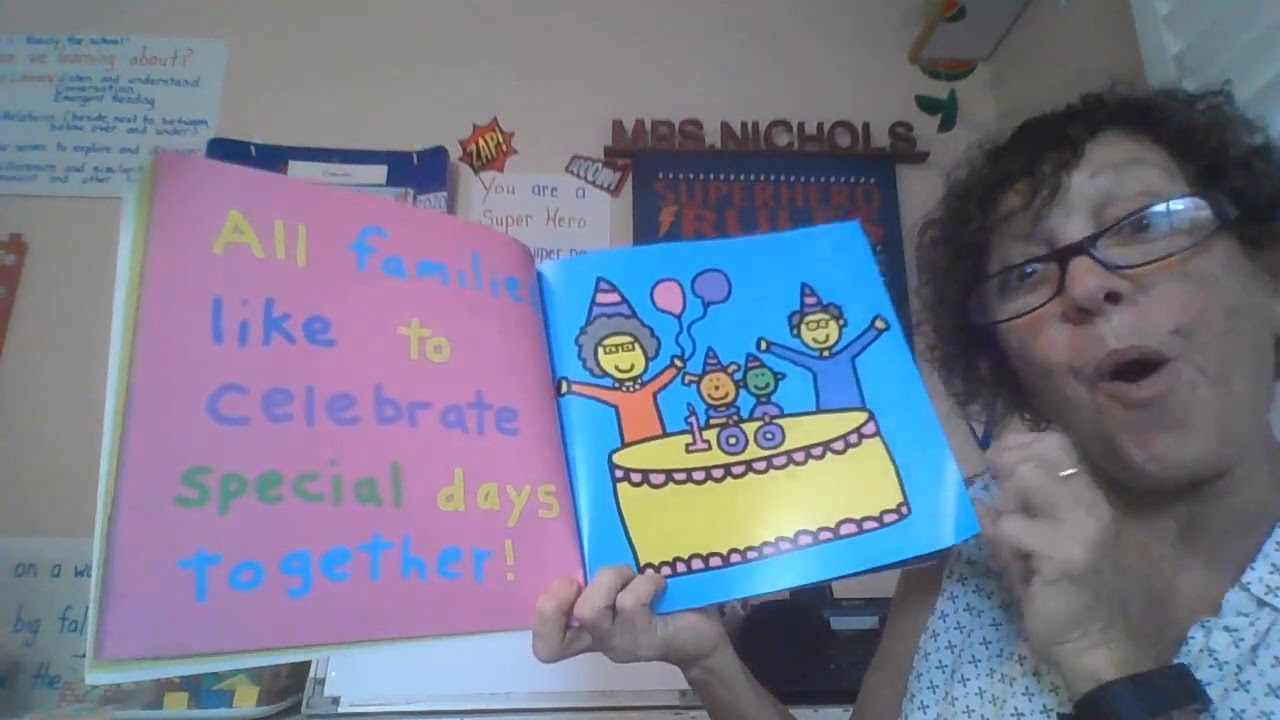 Mrs Nichols Reads The Family Book - YouTube