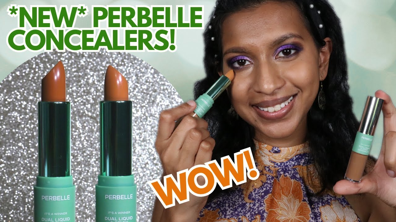 TESTING NEW MAKEUP - Perbelle Cosmetics Concealer Mini Review - YouTube