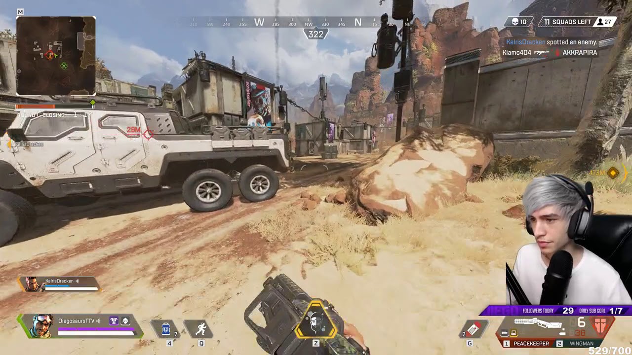 DIEGOSAURS 21 KILL GAME - APEX LEGENDS - YouTube