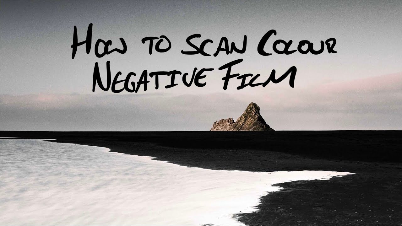 How to Scan Colour Negative Film at Home - YouTube