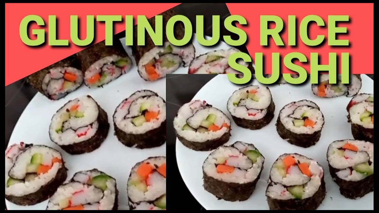 GLUTINOUS RICE SUSHI/CHEMZ VLOGS OFW - YouTube