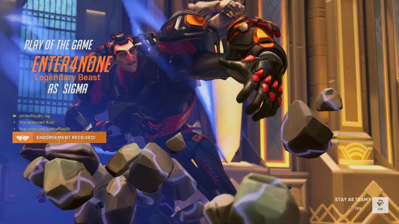 Overwatch 2 - New Vegas Eternal skin Sigma - Quick Match - YouTube
