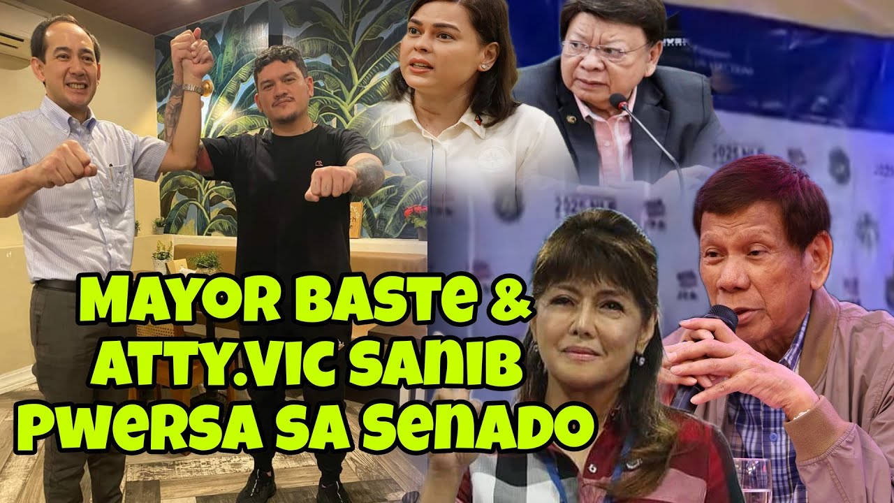 Mayor Baste at Atty. Vic sanib pwersa sa Senado ll Cong .Marcoleta ...