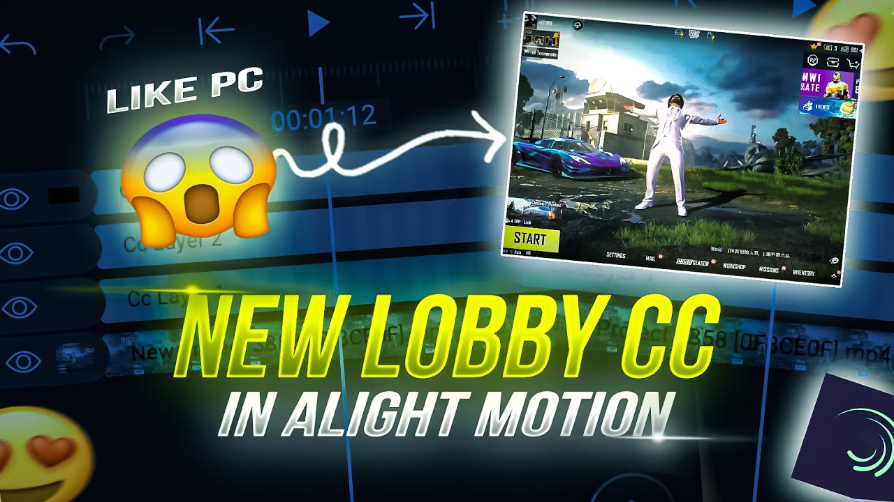 New Pubg Lobby Cc Like PC 😱 | New Lobby Color Grading in Alight Motion Tutorial | Mr TOM Playz ...