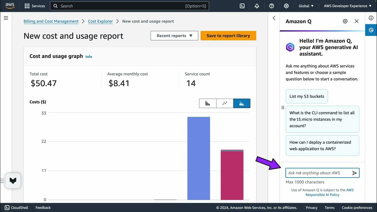 Querying your AWS Costs with Amazon Q - YouTube