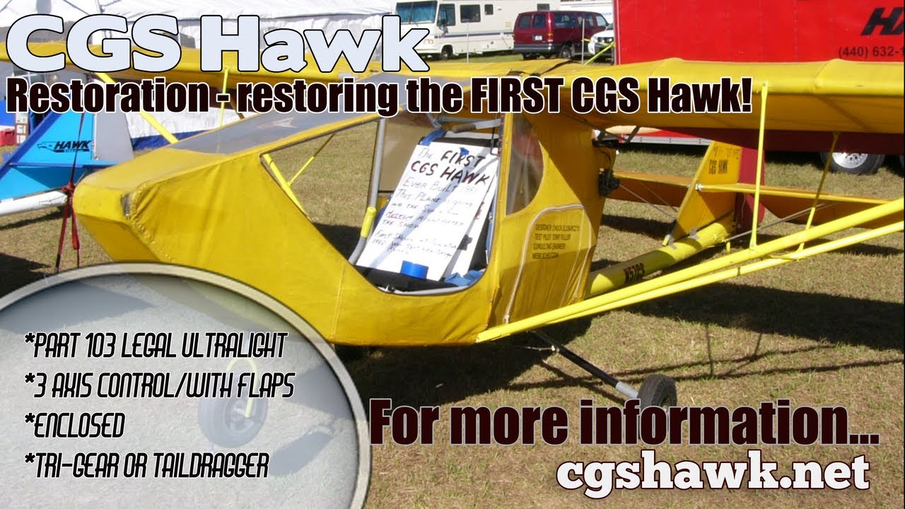 Return to Ultralight Glory — A One-of-a-Kind CGS Hawk Receives a ...