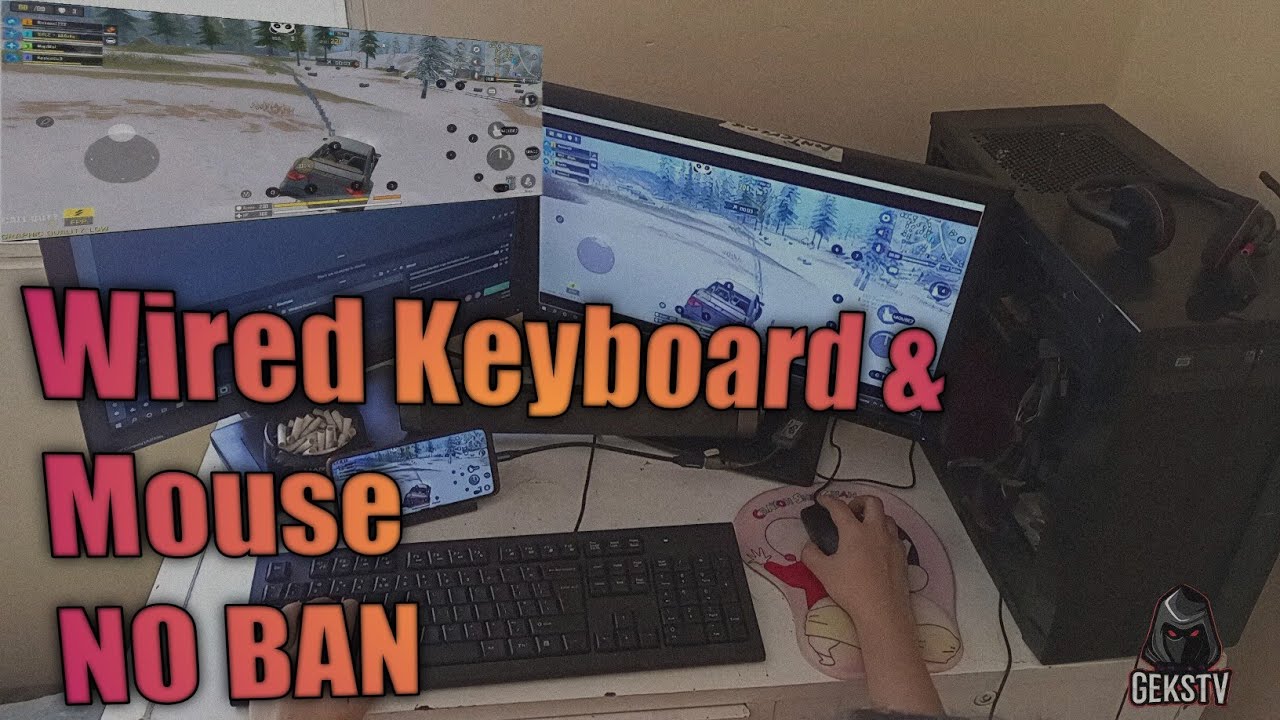Wired USB Keyboard and Mouse on Call of Duty Mobile NO BAN - YouTube