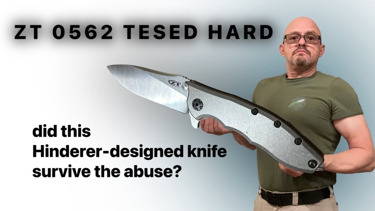 Zero Tolerance ZT 0562 Ti Hinderer Knife tested with extreme prejudice ...