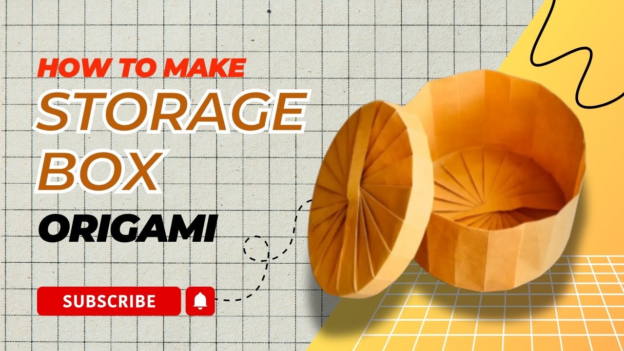 🎁 Storage box Origami | Paper Craft | Tutorial 🌟 - YouTube