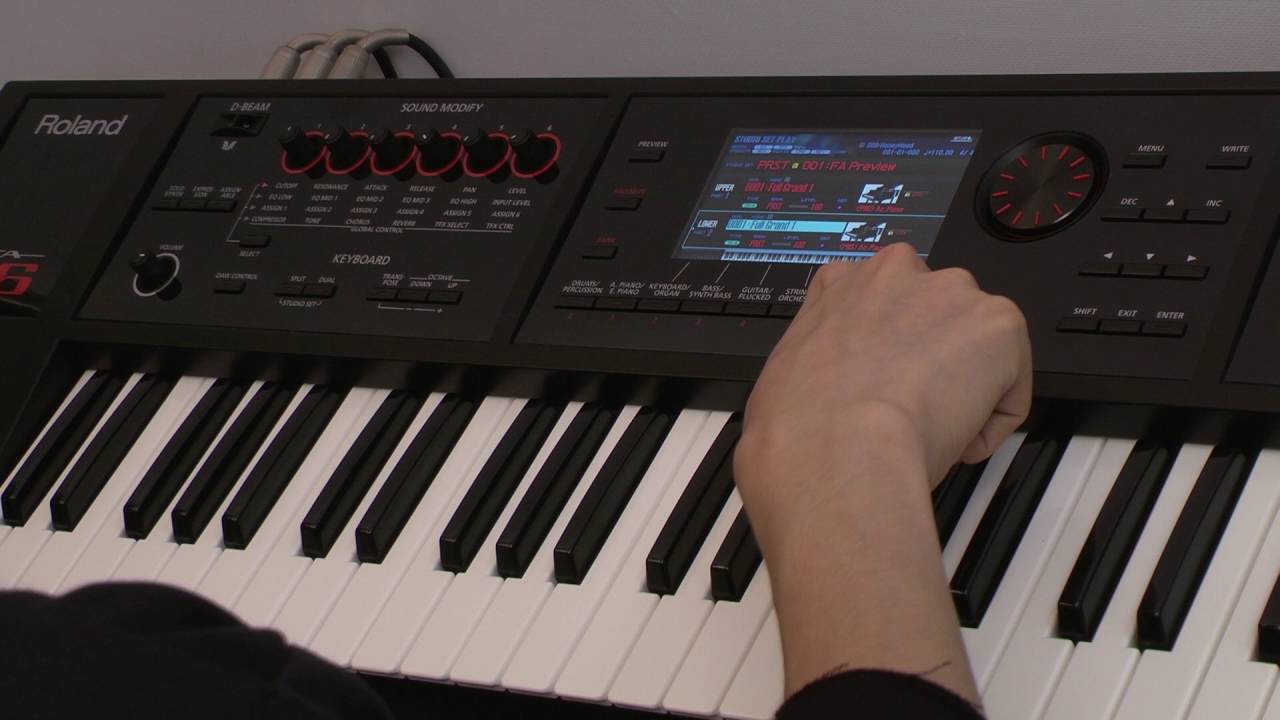 Roland FA-06 - YouTube