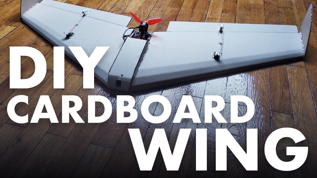 |DIY| - Cardboard RC WING - YouTube