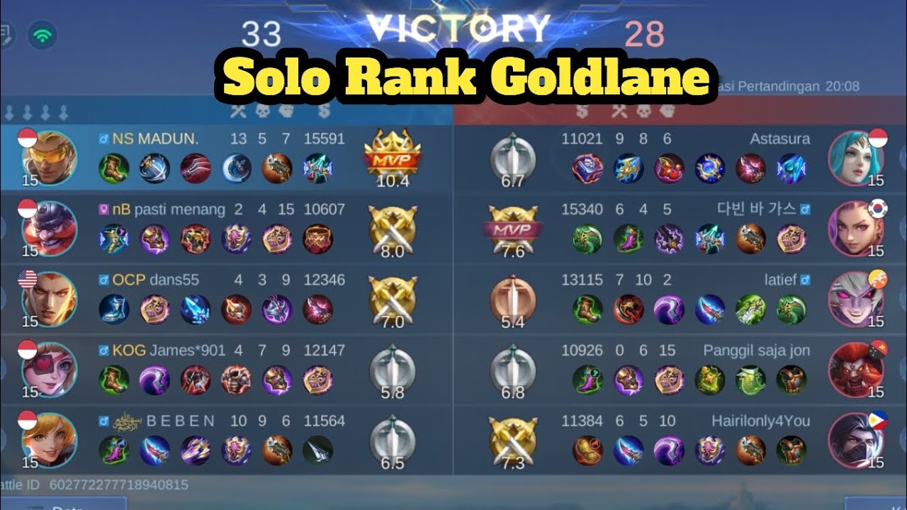 Tutor Solo Ranked Gendong Publik Goldlane | MLBB | Tips and Tutorial ...