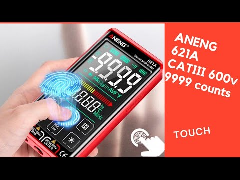 ANENG 621A CATIII 600V,9999 COUNTS SMART PHONE TYPE MULTIMETER. - YouTube