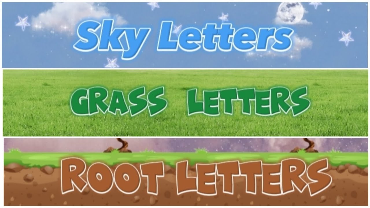 Sky Letters Grass Letters Root Letters Small Alphabets YouTube Sky Letters Grass Letters Root Letters Small Alphabets YouTube