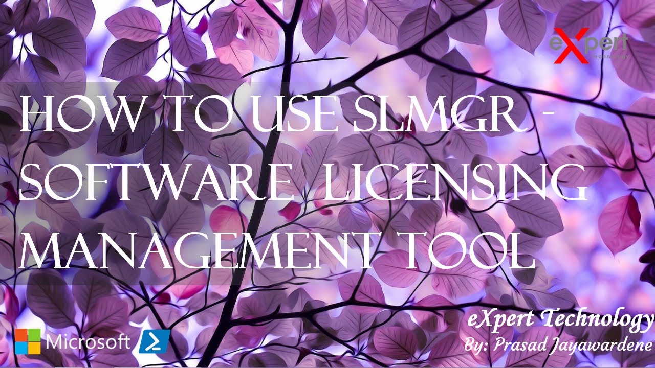 How to Use Software Licensing Management Tool in Windows - YouTube