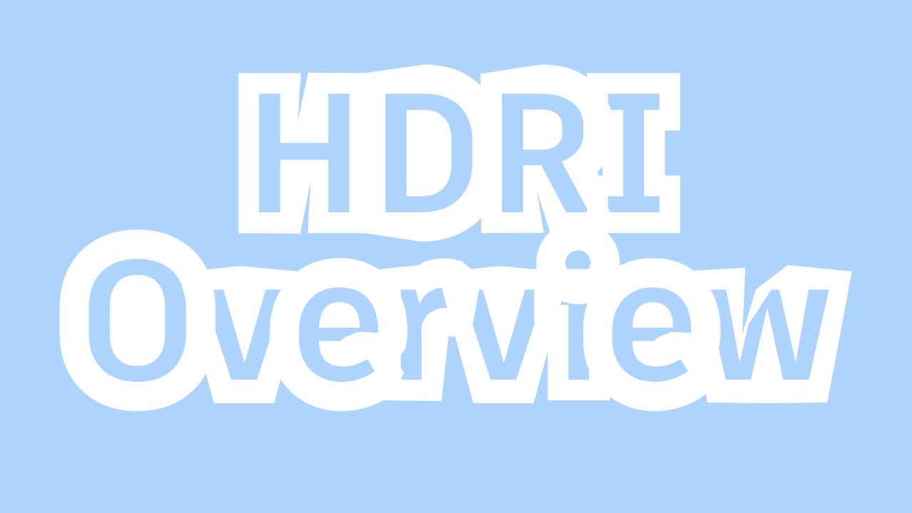 A brief overview of HDRI capture when working in visual effects. - YouTube