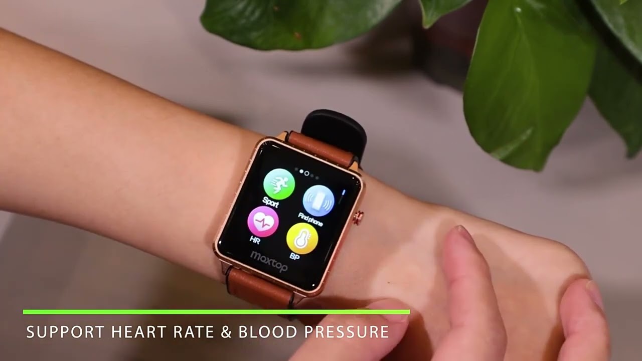 Maxtop T5 Golden Smart Watch - YouTube
