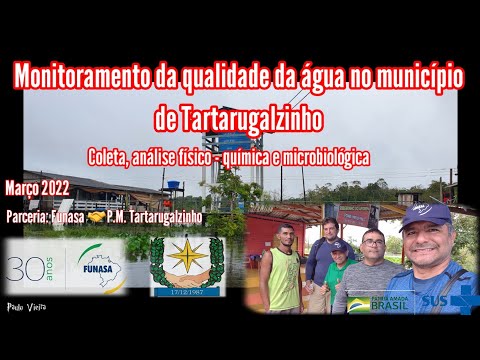 Tartarugalzinho: Monitoramento da qualidade da água e Salta-Z.
