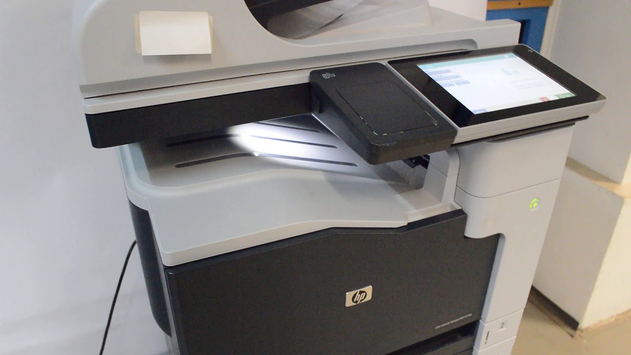 HP LJ700 Color MFP M775 2020-01-17-6406 - YouTube
