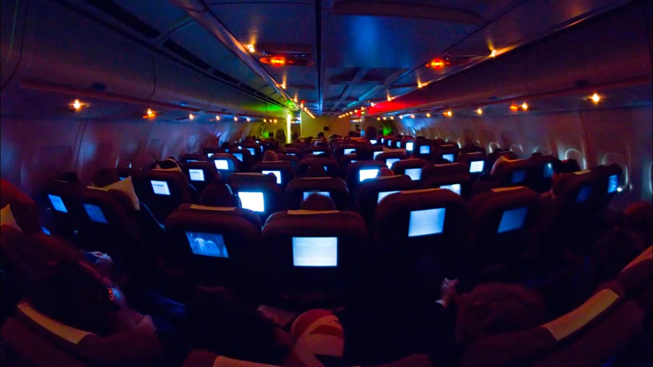 Airplane Cabin White Noise ★︎ Relaxing Jet Sound ★︎ Study, Read, Sleep ...