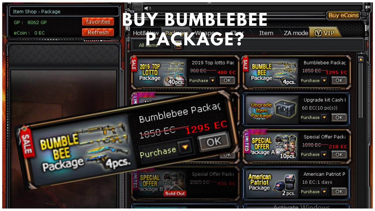 Crossfire PH: NEW UPDATE January 22, 2020 (Bumblebee Package & 2019 Top ...