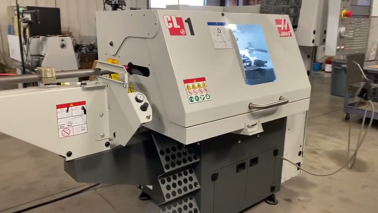 Haas CL-1 CNC Lathe, 2018 - Only 28 Minutes of Use, Tooling, Under ...