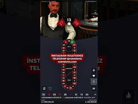 RULET | RULETTE TAM MİLYON KAZANÇ 7 DAKİKADA #canlıcasinoslot #roulette #rulettv 