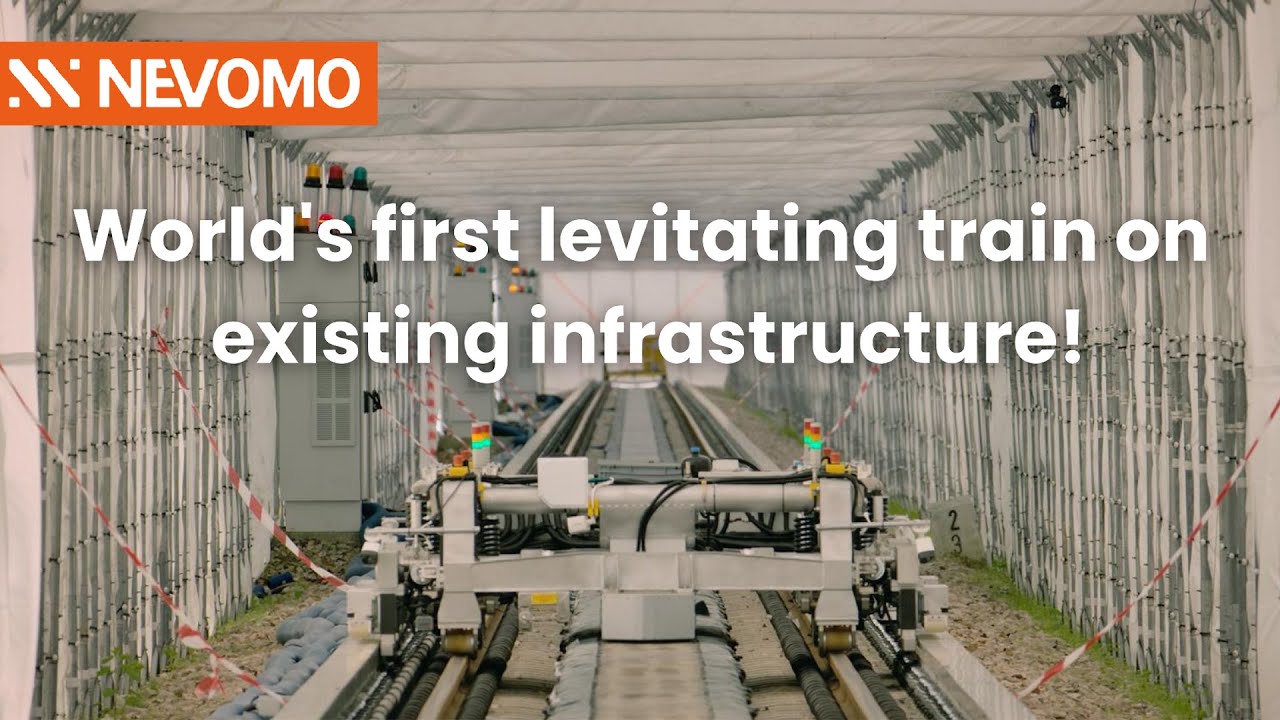 World's first levitating train on existing infrastructure! | MagRail by ...